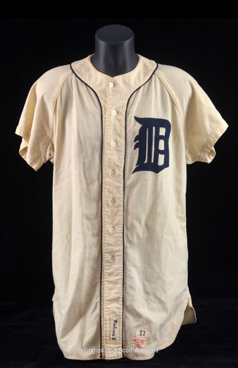 Detroit Tigers 1955 Jerseys