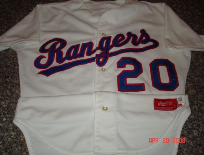 Texas Rangers 1986 Jerseys