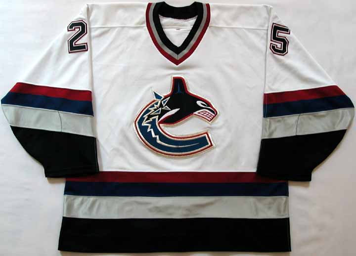 Vancouver Canucks 2000-01 Jerseys