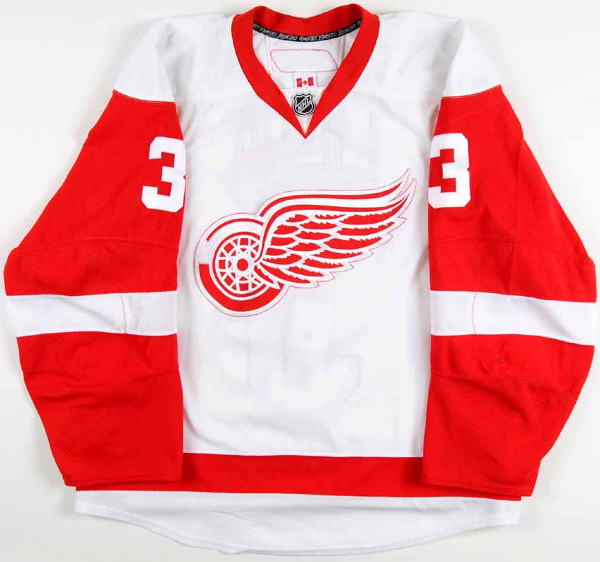 Detroit Red Wings 2007-08 Jerseys