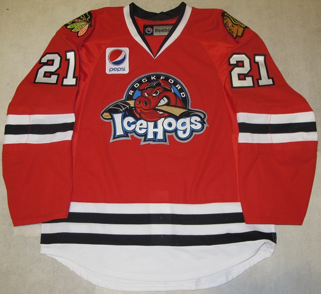 Rockford Ice Hogs 2014-15 Jerseys
