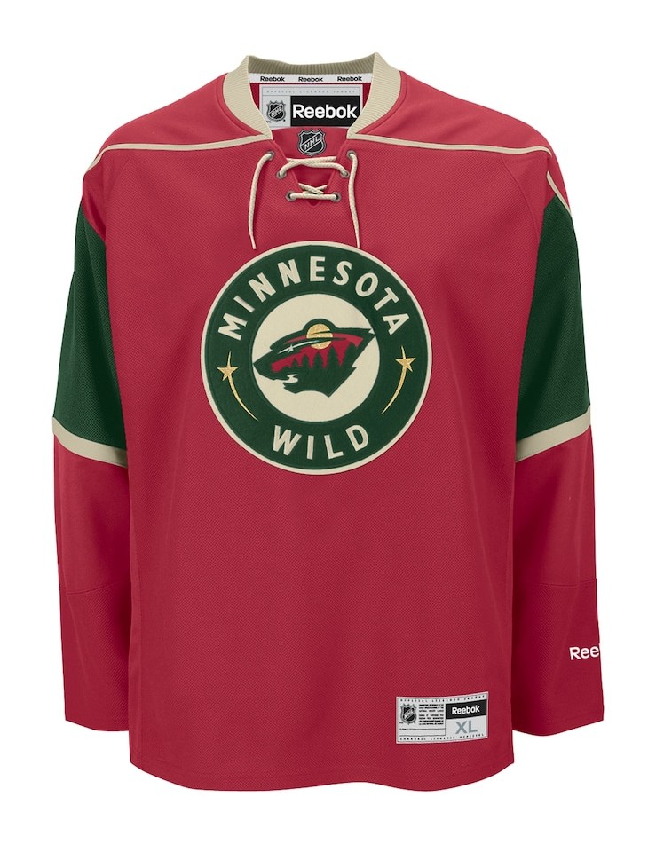 Minnesota Wild 2012-13 Jerseys