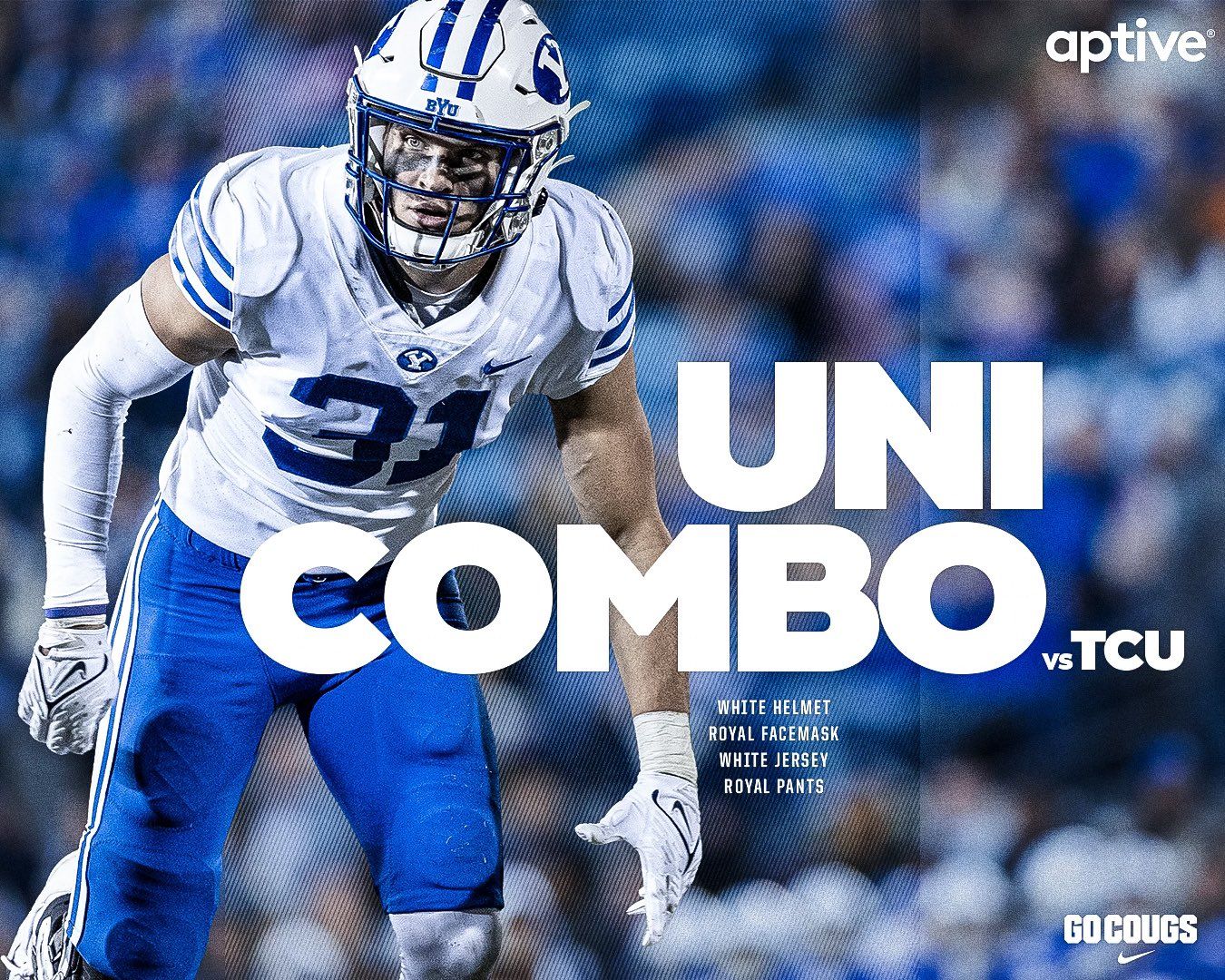 BYU Cougars 2023 Away Jersey